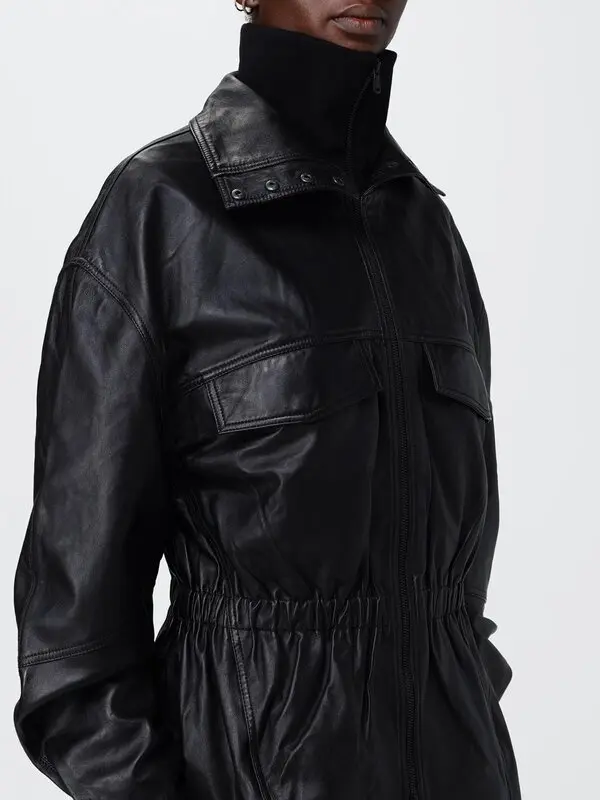 THE FRANKIE SHOP Lamb Leather Jacket