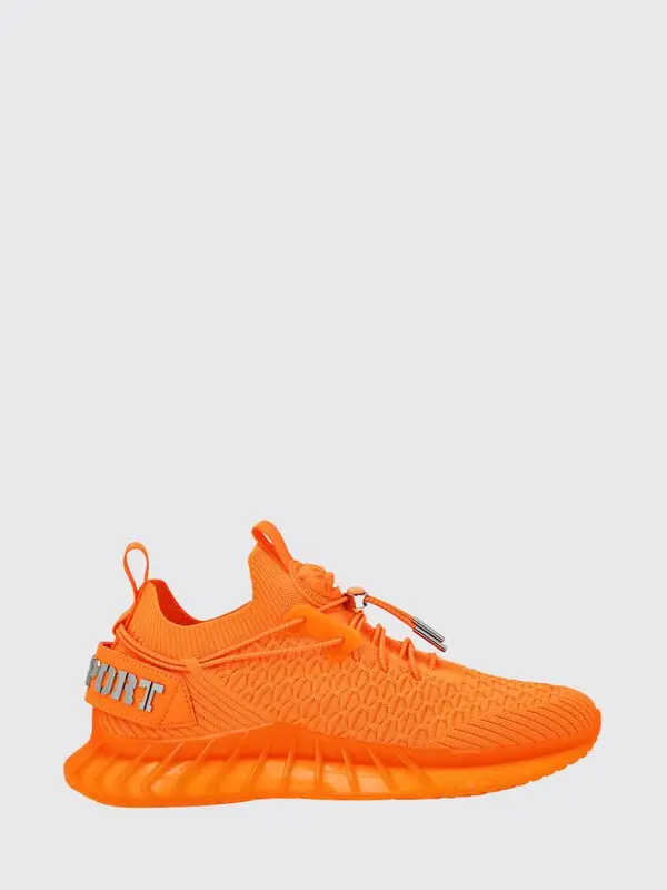 PLEIN SPORT Technical Knit Low-top Sneakers - Orange