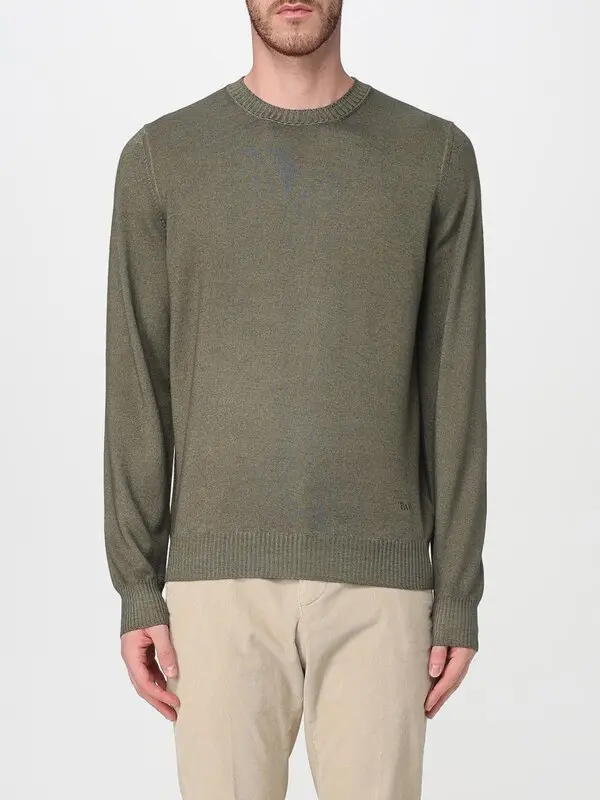 FAY Crew Neck Jumper - Green