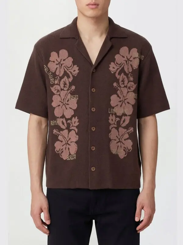 MAGLIANO Knit Shirt With Floral Jacquard Pattern