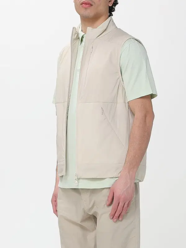 DUNO Arlo Mirto Technical Fabric Vest - Beige