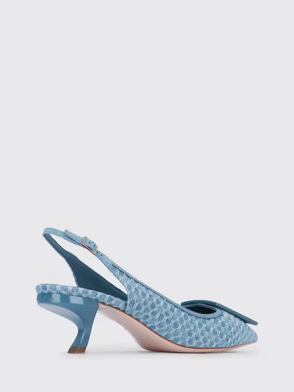ROGER VIVIER Virgule Denim Slingbacks