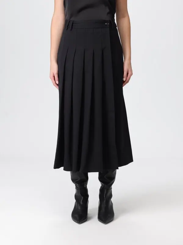 Liviana Conti Pleated Midi Skirt