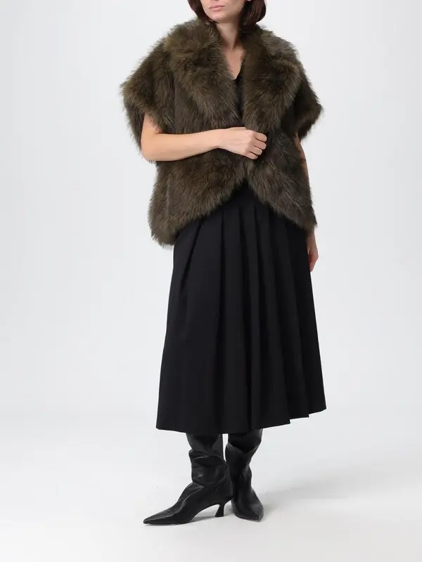 Liviana Conti Pleated Midi Skirt