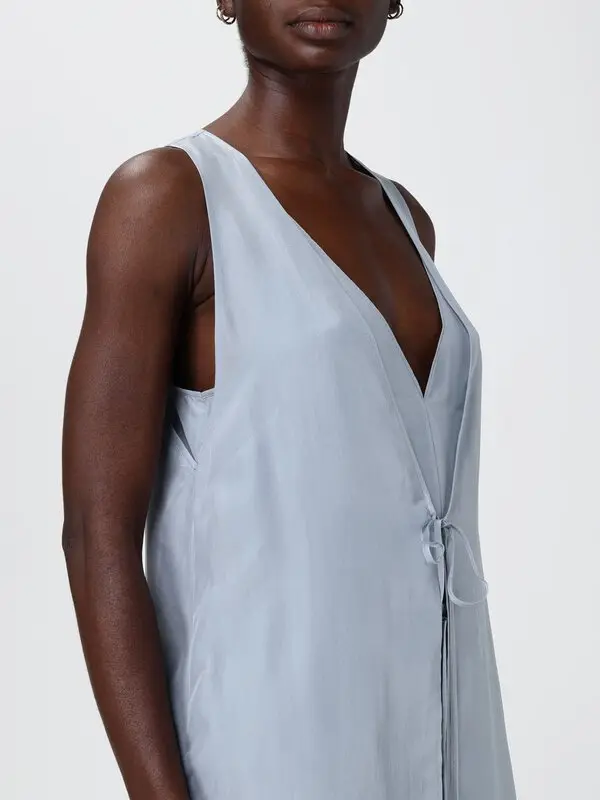 ALYSI Long Silk Vest