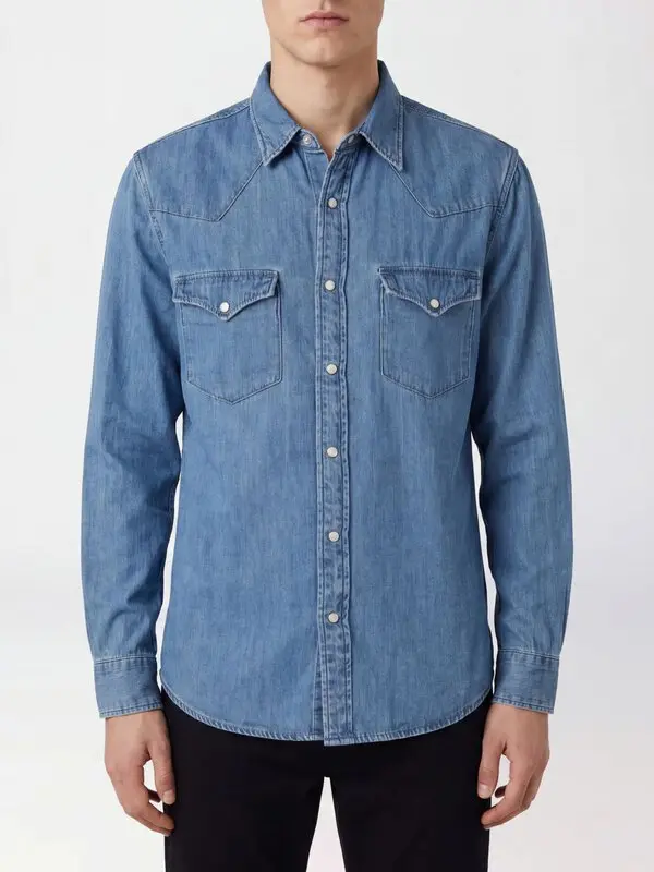 Edwin Cotton Denim Casual Shirt