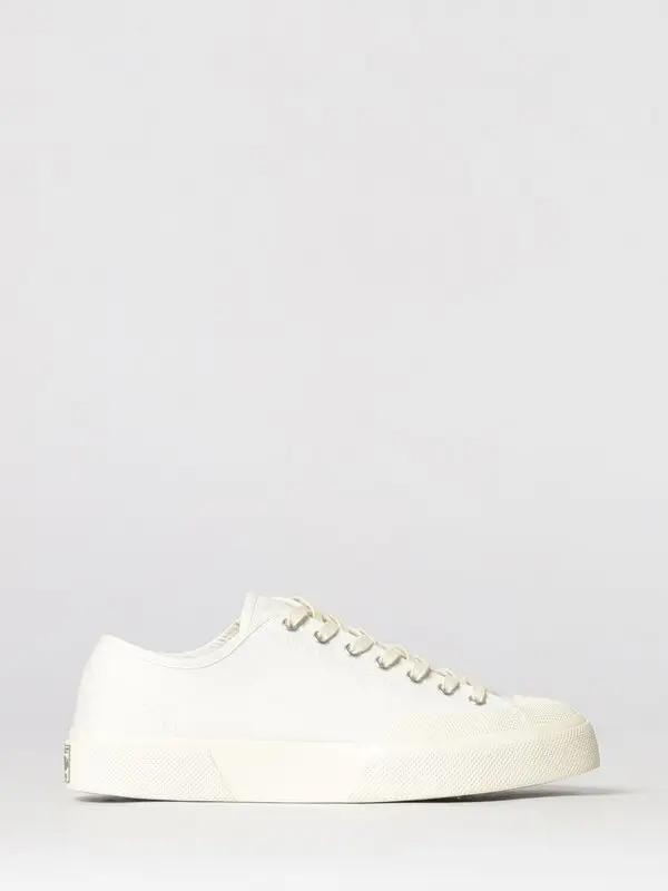Superga 2432 Works Cotton Canvas Lace-up Sneakers With Rubber Cap Toe - White