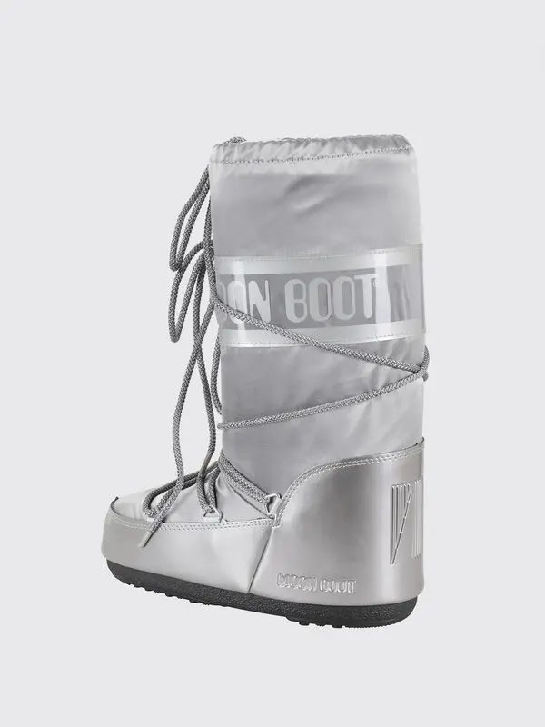 Moon Boot Metallic Boots - Silver