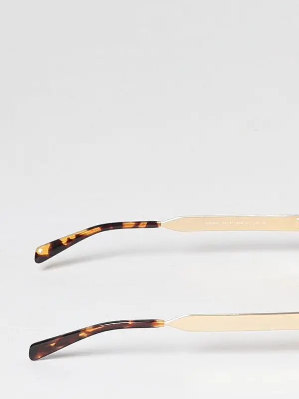 Miu Miu Aviator Metal Sunglasses With Tortoiseshell Temples