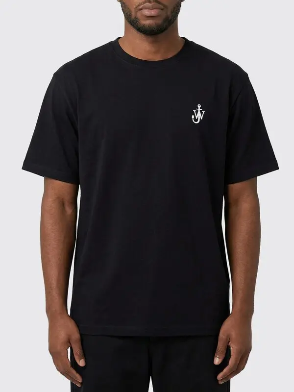 JW Anderson Cotton T-shirt With Logo - Black