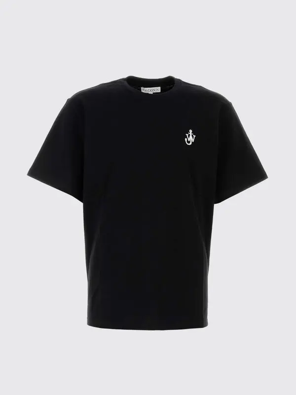 JW Anderson Cotton T-shirt With Logo - Black