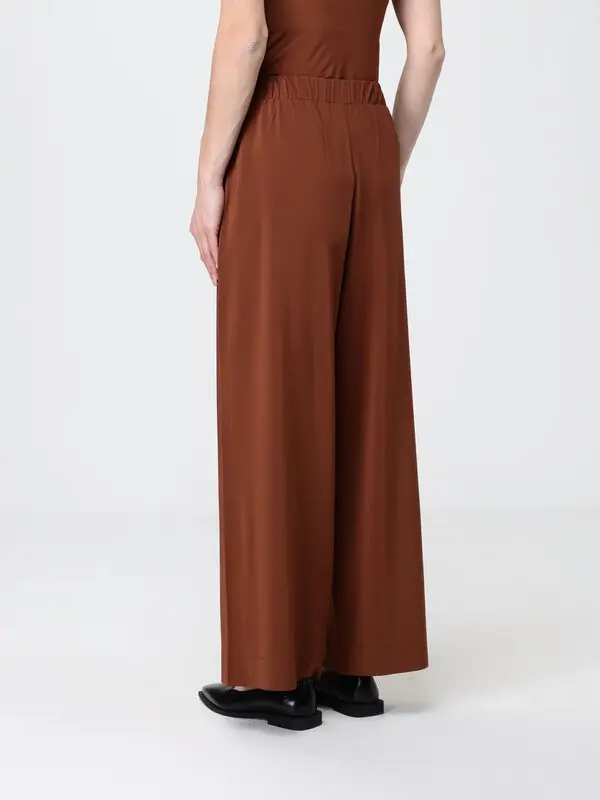 Max Mara Viscose Palazzo Trousers - Brown