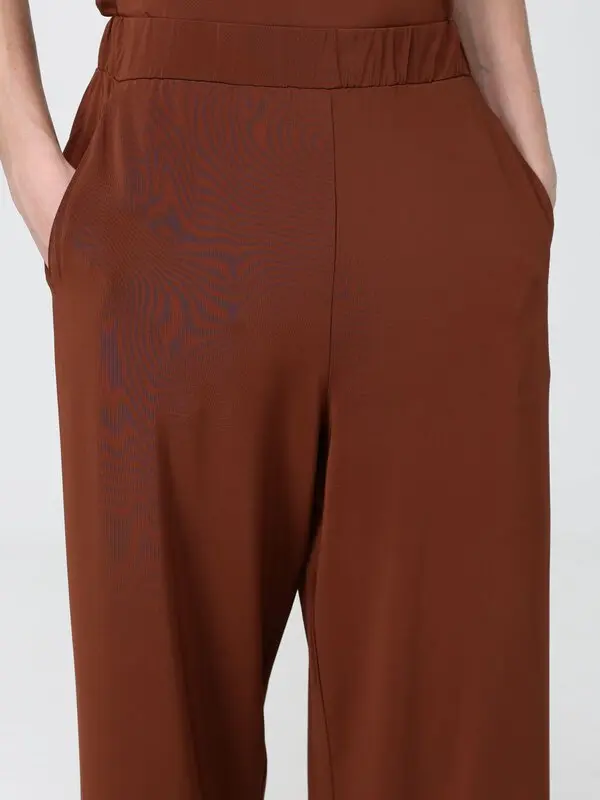 Max Mara Viscose Palazzo Trousers - Brown