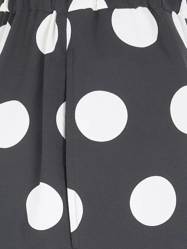 Junya Watanabe Polka Dot Wide-leg Jersey Trousers