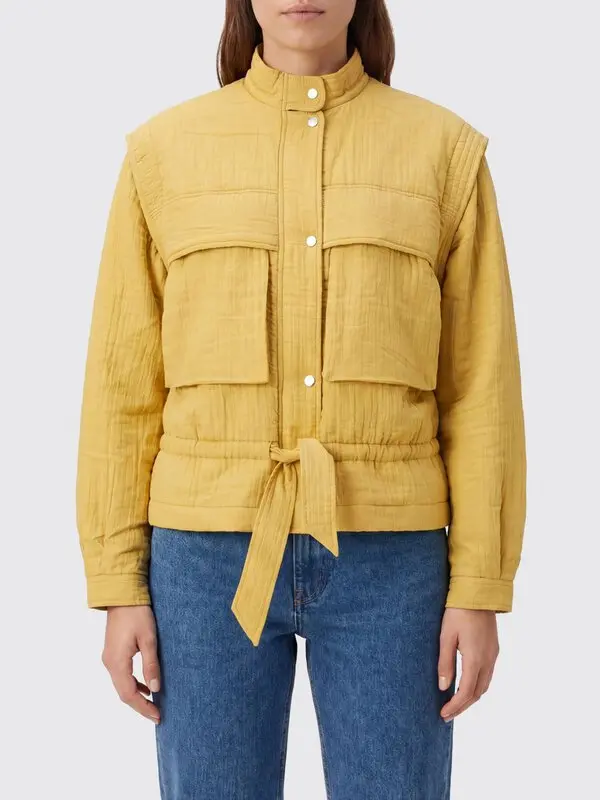 Isabel Marant Étoile Blandina Cotton-blend Bomber Jacket - Yellow