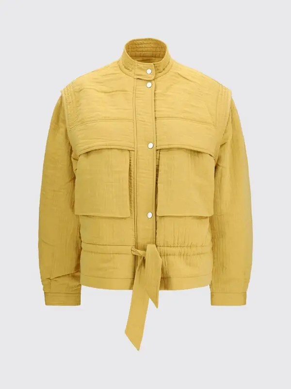 Isabel Marant Étoile Blandina Cotton-blend Bomber Jacket - Yellow