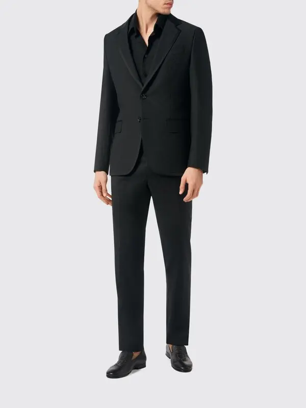 BILLIONAIRE Elegant Single-breasted Wool Blend Blazer With Two-button Closure