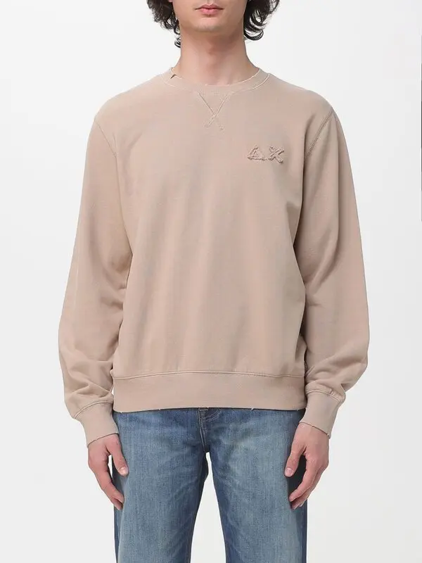 SUN 68 Cotton Crewneck Sweatshirt With Logo