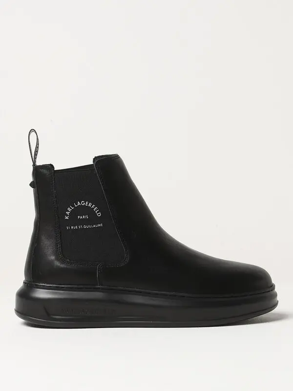 Karl Lagerfeld Leather Chelsea Boots