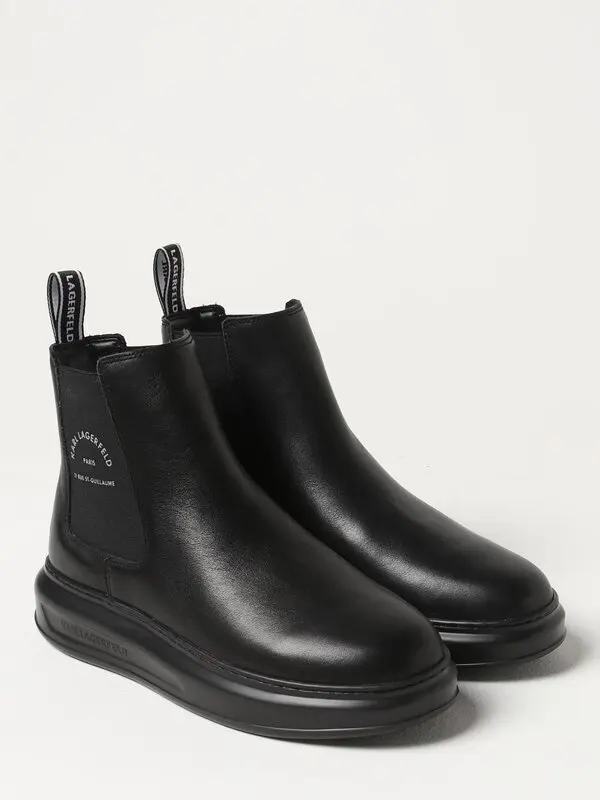Karl Lagerfeld Leather Chelsea Boots