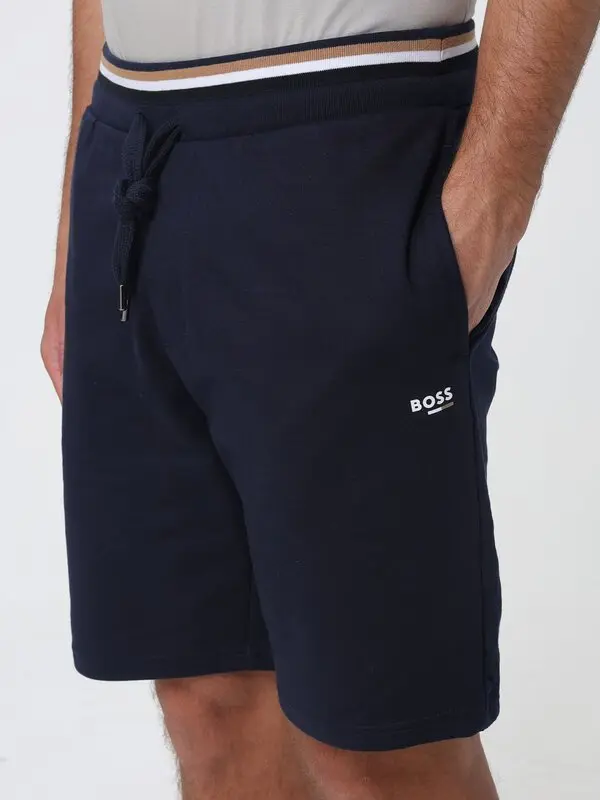 BOSS Jersey Jogging Shorts With Elasticated Waist And Drawstring