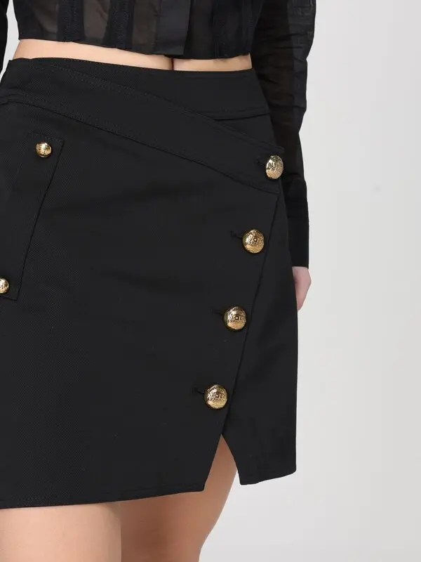 Elisabetta Franchi Button Detailed Skirt