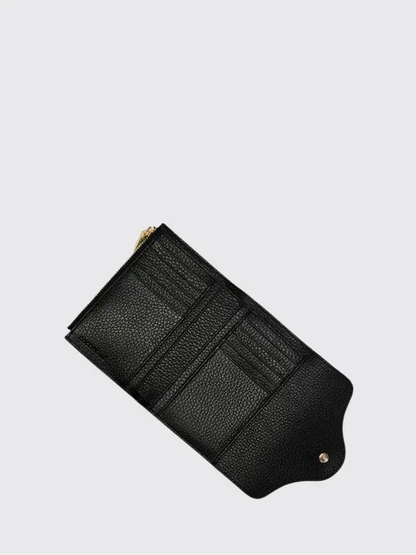 COCCINELLE C-me Grained Leather Wallet - Black