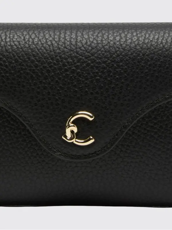 COCCINELLE C-me Grained Leather Wallet - Black