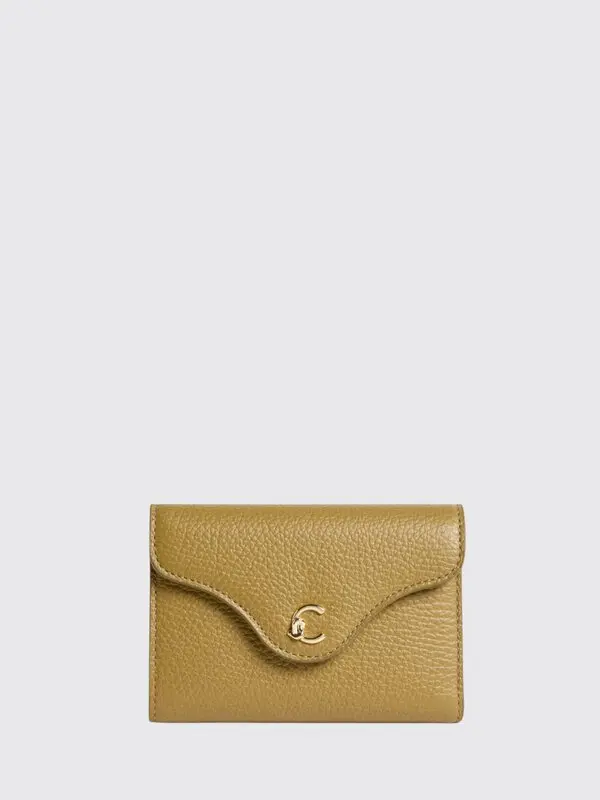 COCCINELLE C-me Grained Leather Wallet - Green
