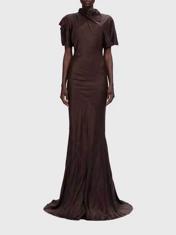Rick Owens Long Cupro Dress