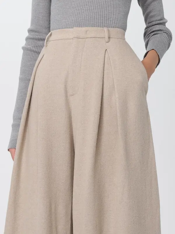 Andamane Wide Leg Pleated Trousers