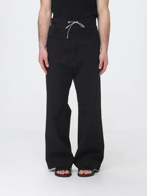 NAMACHEKO Cotton Drawstring Wide-leg Trousers