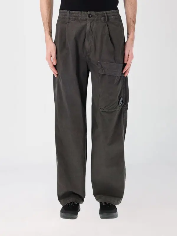 C.P. COMPANY Cargo Trousers In Cotton - Grey