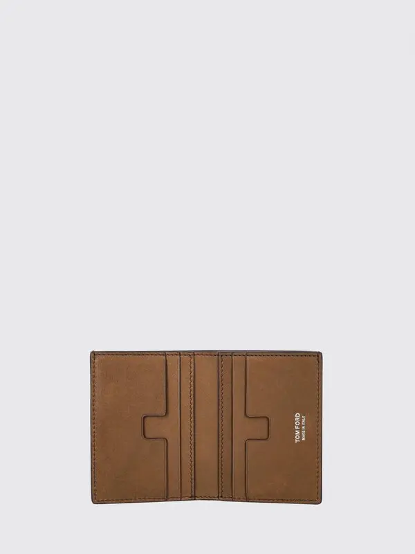 TOM FORD Nubuck Credit Card Holder
