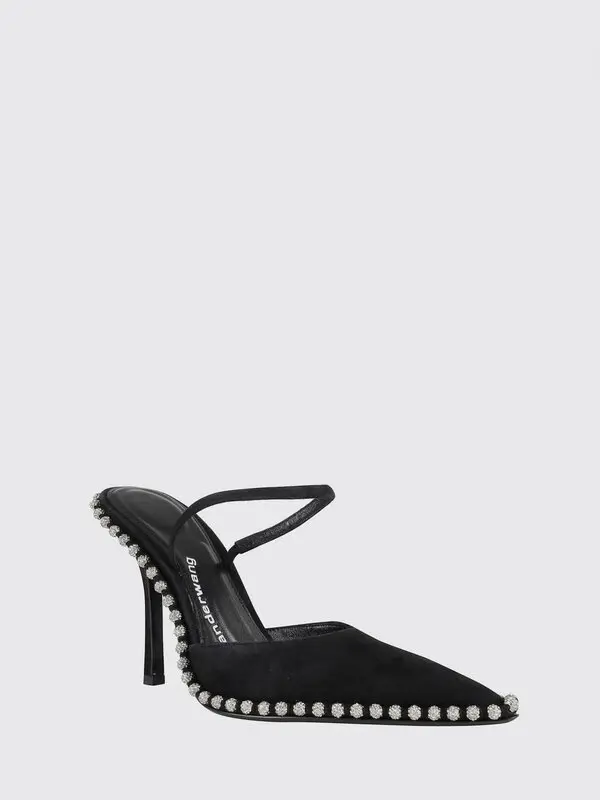 Alexander Wang Embellished Pointed Toe Slingbacks