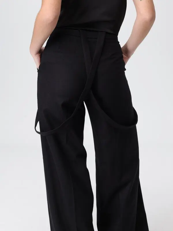 PT TORINO Tailored Wide Leg Trousers - Black