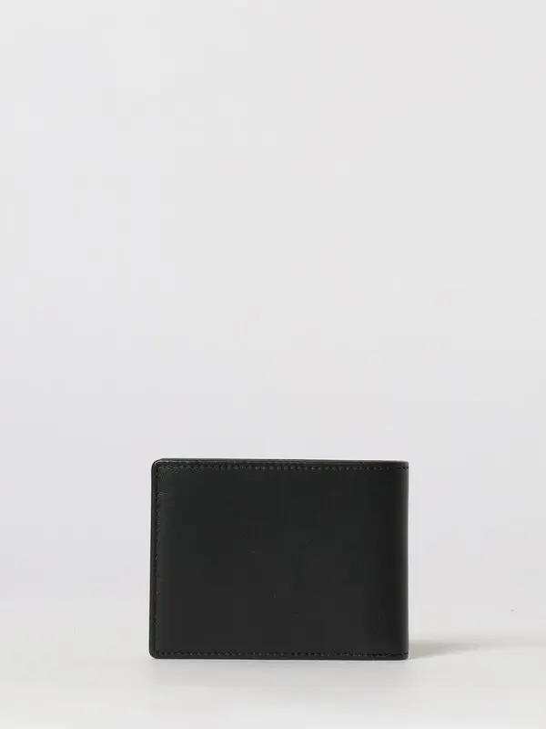 BOSS Smooth Leather Bifold Wallet With Emed Logo And Coin Pocket