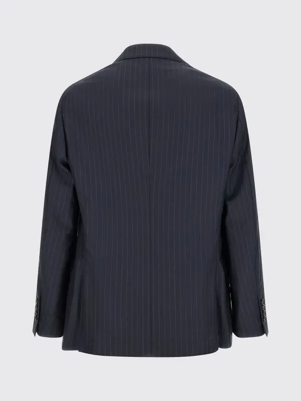 Brunello Cucinelli Pinstriped Single-breasted Virgin Wool Blazer