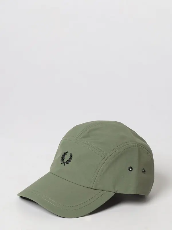 Fred Perry Ripstop Nylon Baseball Cap With Embroidered Logo