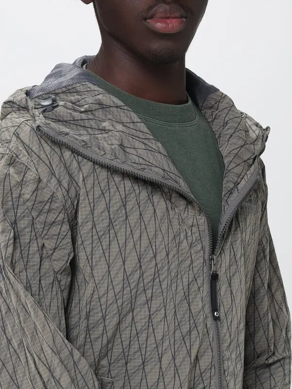 MURPHY&NYE Ripstop Nylon Windbreaker Jacket With Abstract Print And Hood