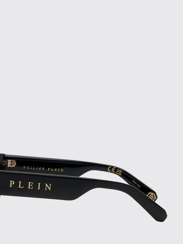 Philipp Plein Eagle Aviator Acetate Sunglasses With Lettering Logo