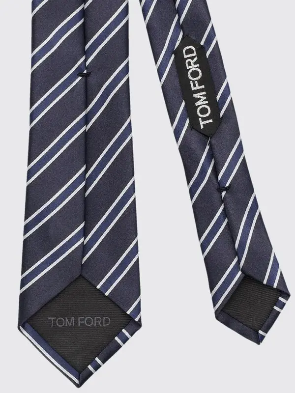 TOM FORD Striped Silk Neck Tie