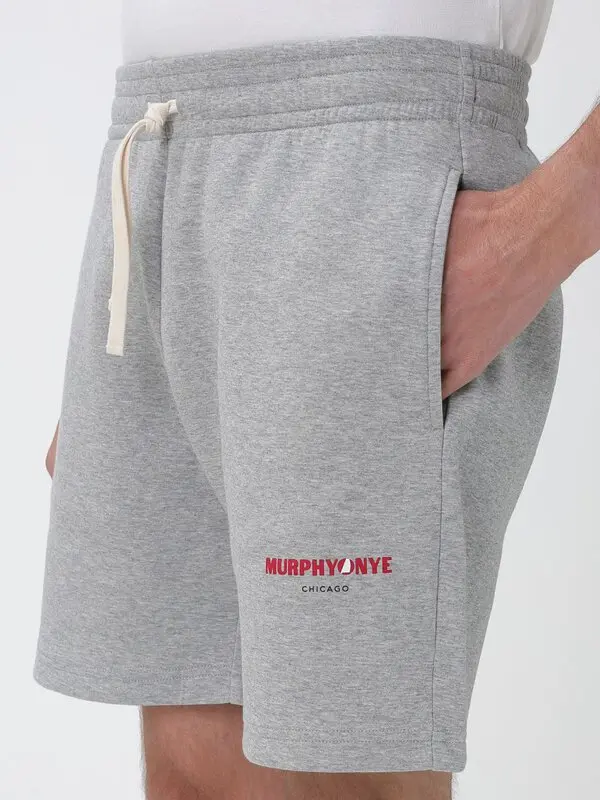 MURPHY&NYE Cotton-blend Jogging Shorts With Drawstring Waist