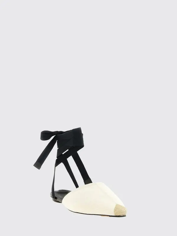 Jacquemus Ballerina Mule Espadrilles In Cotton Canvas