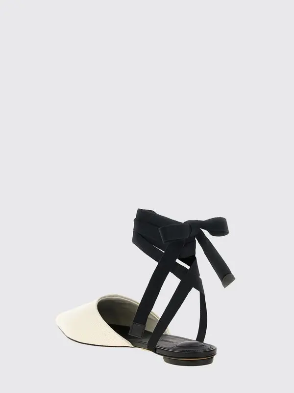 Jacquemus Ballerina Mule Espadrilles In Cotton Canvas