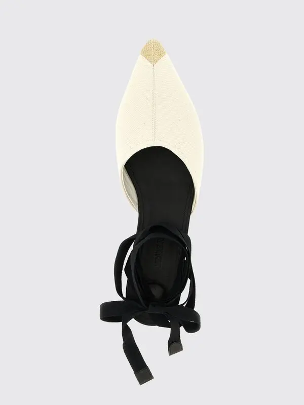 Jacquemus Ballerina Mule Espadrilles In Cotton Canvas