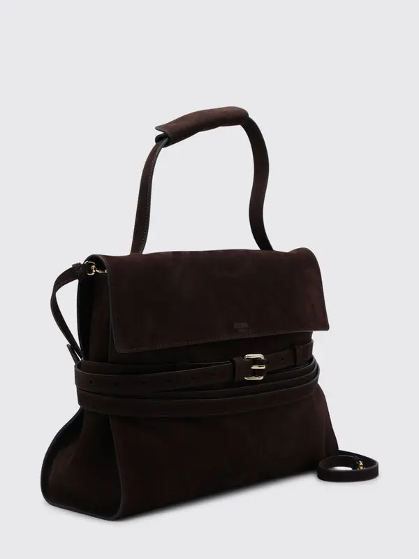 Moschino Tie Me Suede Bag