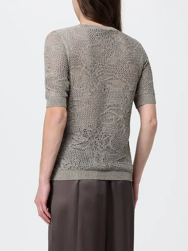 Fabiana Filippi Floral Crew Neck Sweater