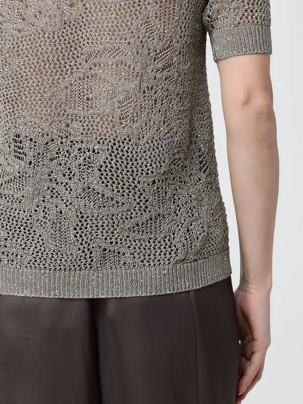 Fabiana Filippi Floral Crew Neck Sweater