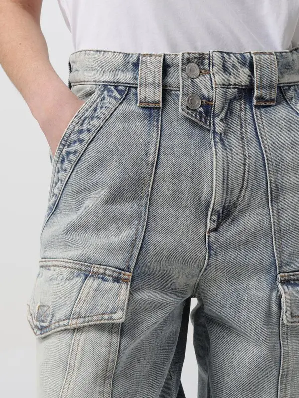 Isabel Marant Étoile Wide Leg Cargo Jeans